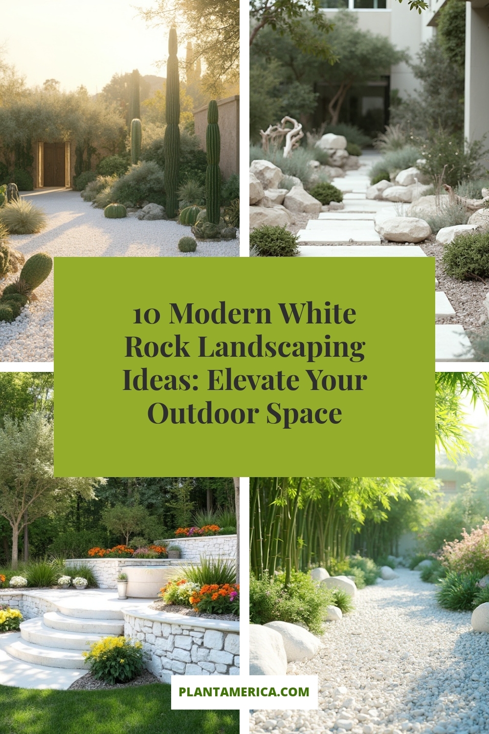 10 Modern White Rock Landscaping Ideas: Elevate Your Outdoor Space ...