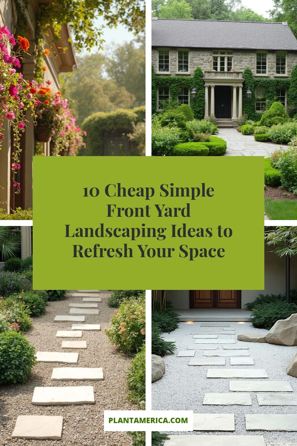 10 Cheap Simple Front Yard Landscaping Ideas to Refresh Your Space ...