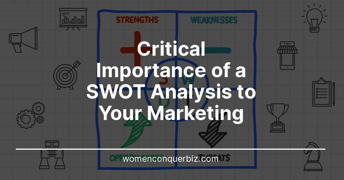Critical Importance of a SWOT Analysis to Your Marketing