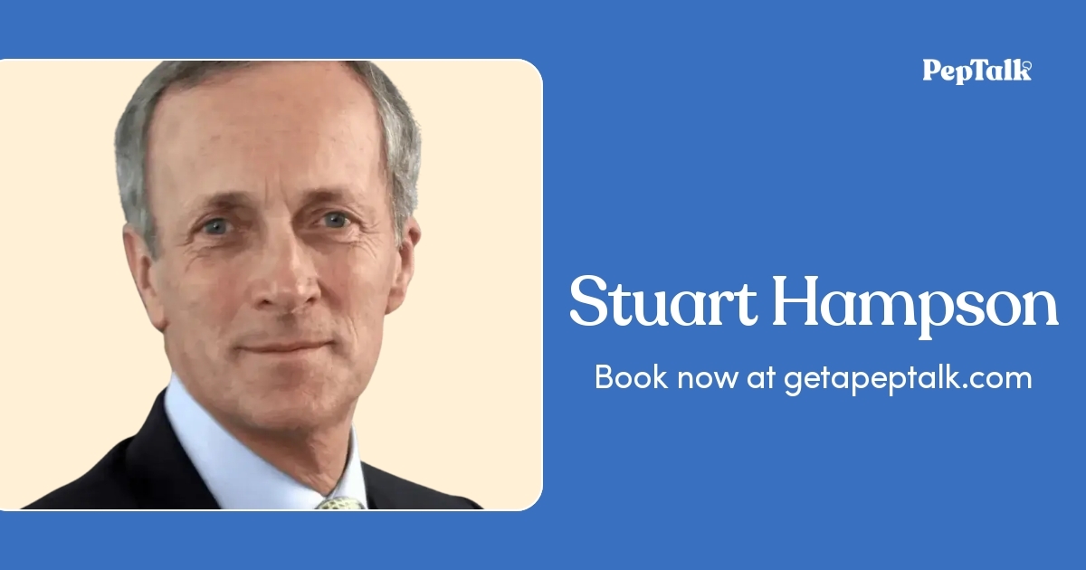 Sir Stuart Hampson, Speaker | Business Leader