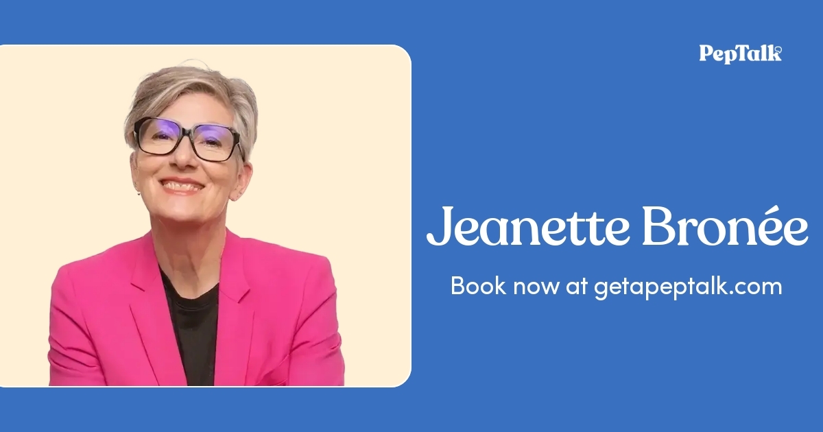 Jeanette Bronée, Speaker | Culture Strategist & Author