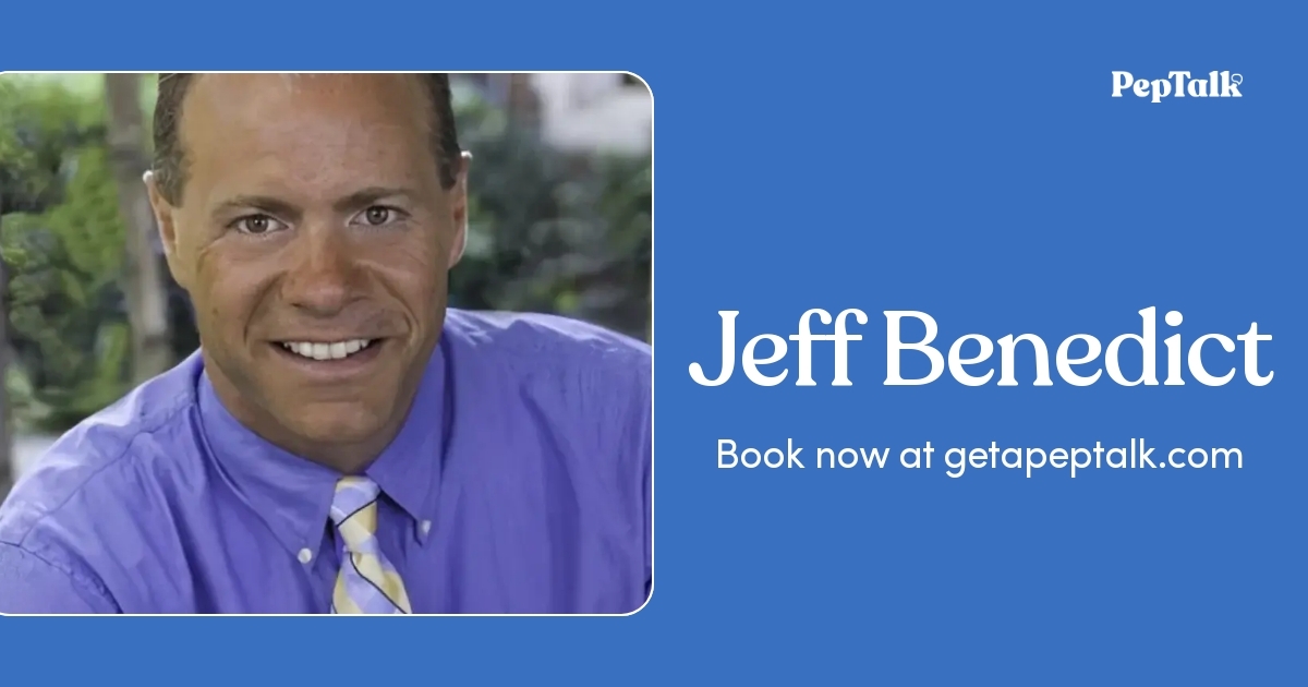 Jeff Benedict, Speaker | Author, Journalist, Storyteller