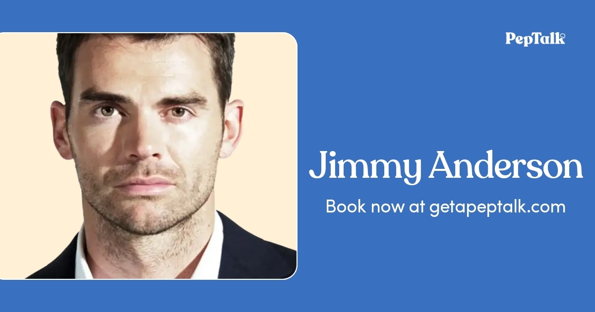 James ‘Jimmy’ Anderson OBE, Speaker | Cricket Legend
