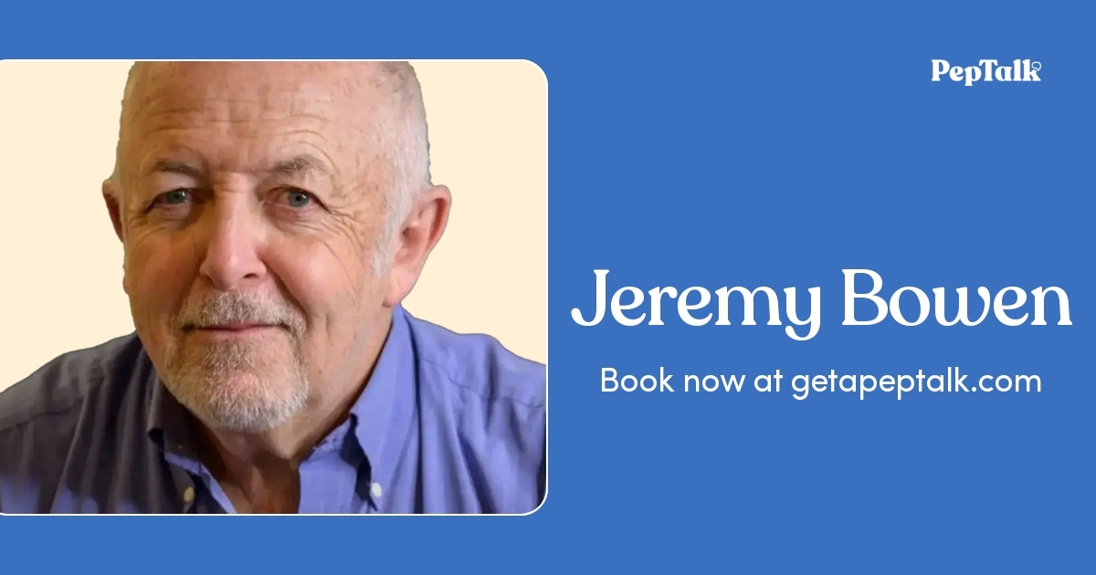 Jeremy Bowen, Speaker | BBC Middle East Editor