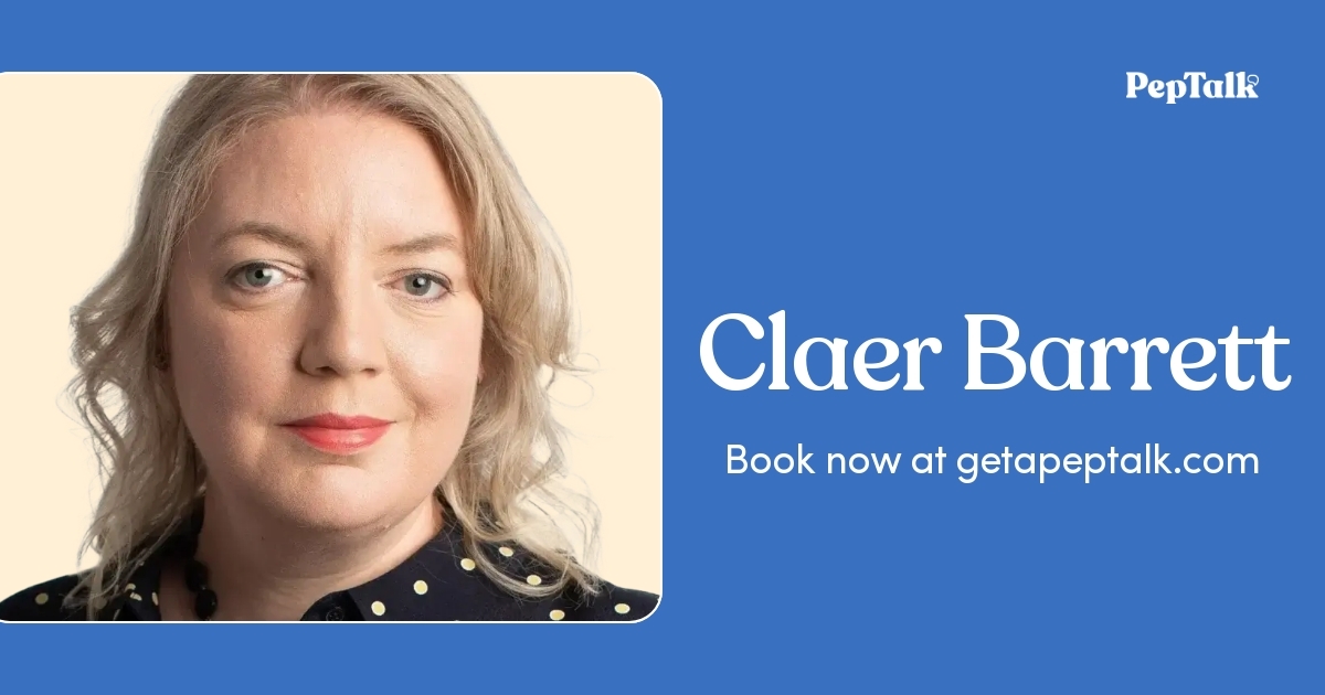 Claer Barrett, Speaker | Award-Winning Journalist