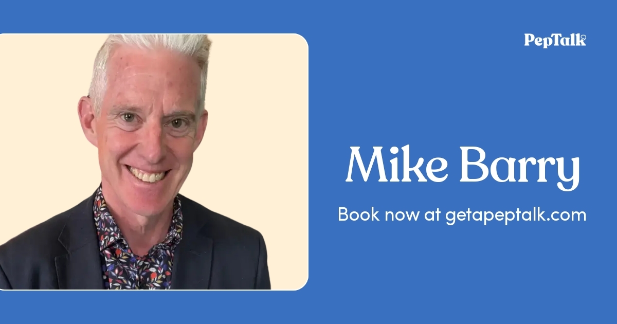 Mike Barry, Speaker | Sustainability Strategist & Innovator