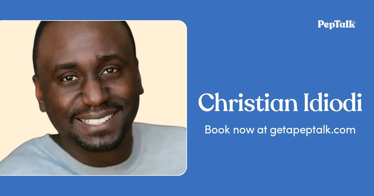Christian Idiodi, Speaker | Product Innovator, Mentor