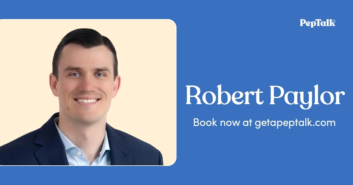 Robert Paylor, Speaker | Resilience, Disability Inclusion