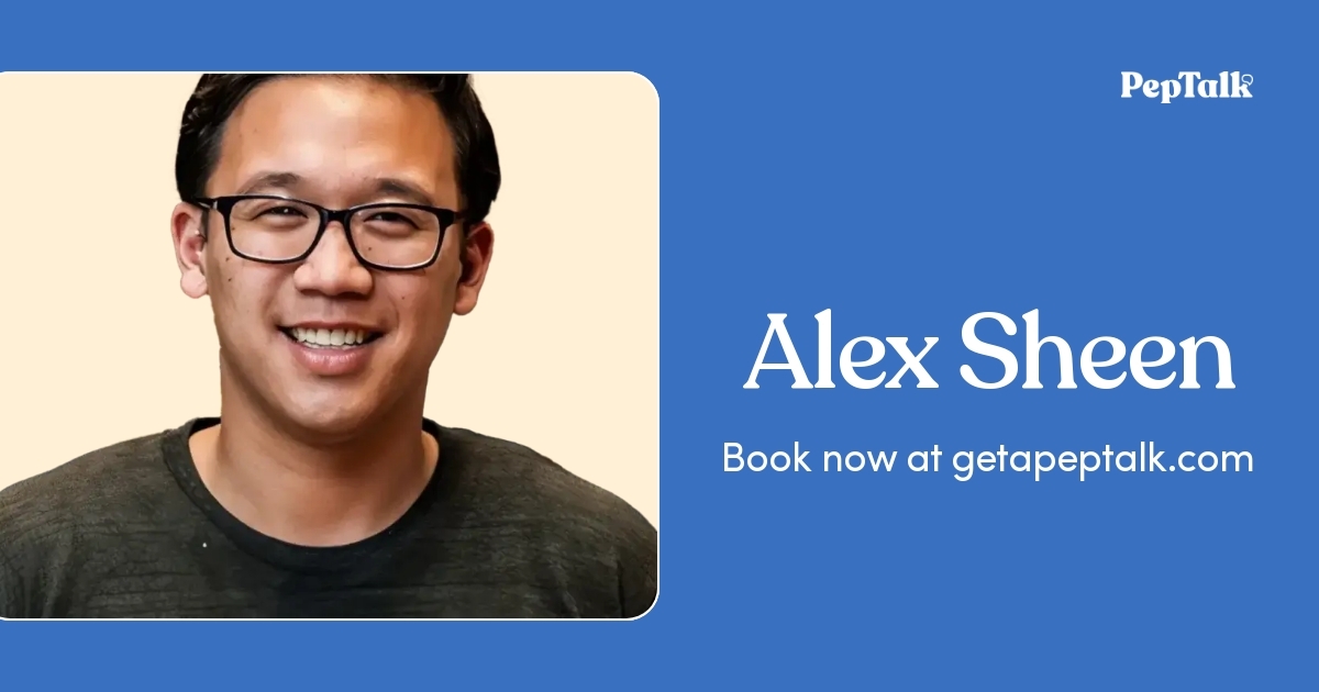 Alex Sheen, Speaker | Founder of Because I Said I Would