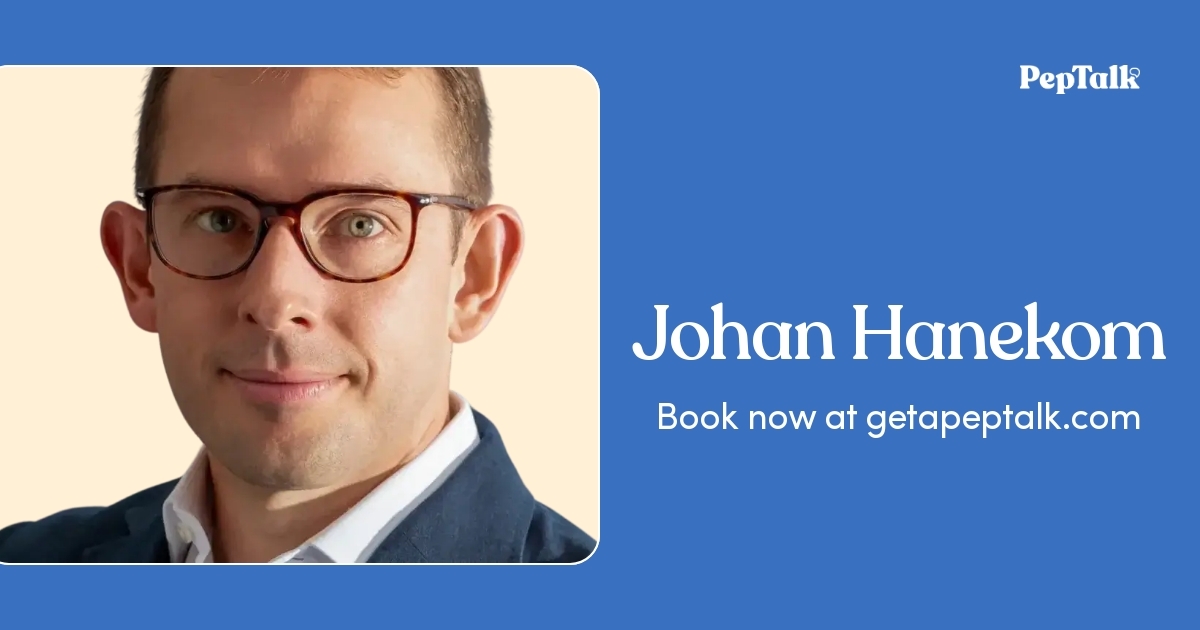 Johan Hanekom, Speaker | Strategy & Innovation Leader