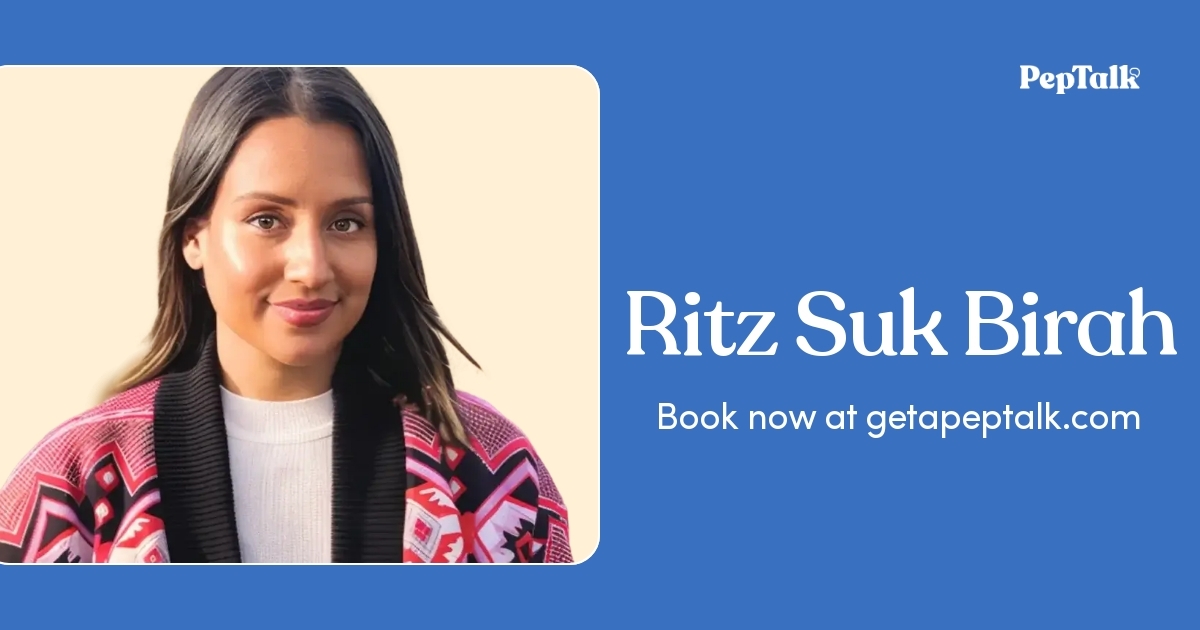 Dr Ritika "Ritz" Suk Birah, Speaker | Consultant Psychologist