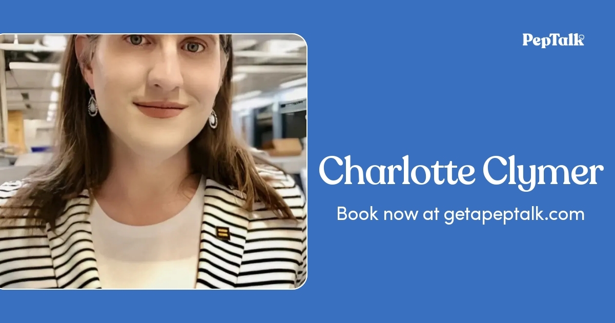 Charlotte Clymer, Speaker | Writer & Activist