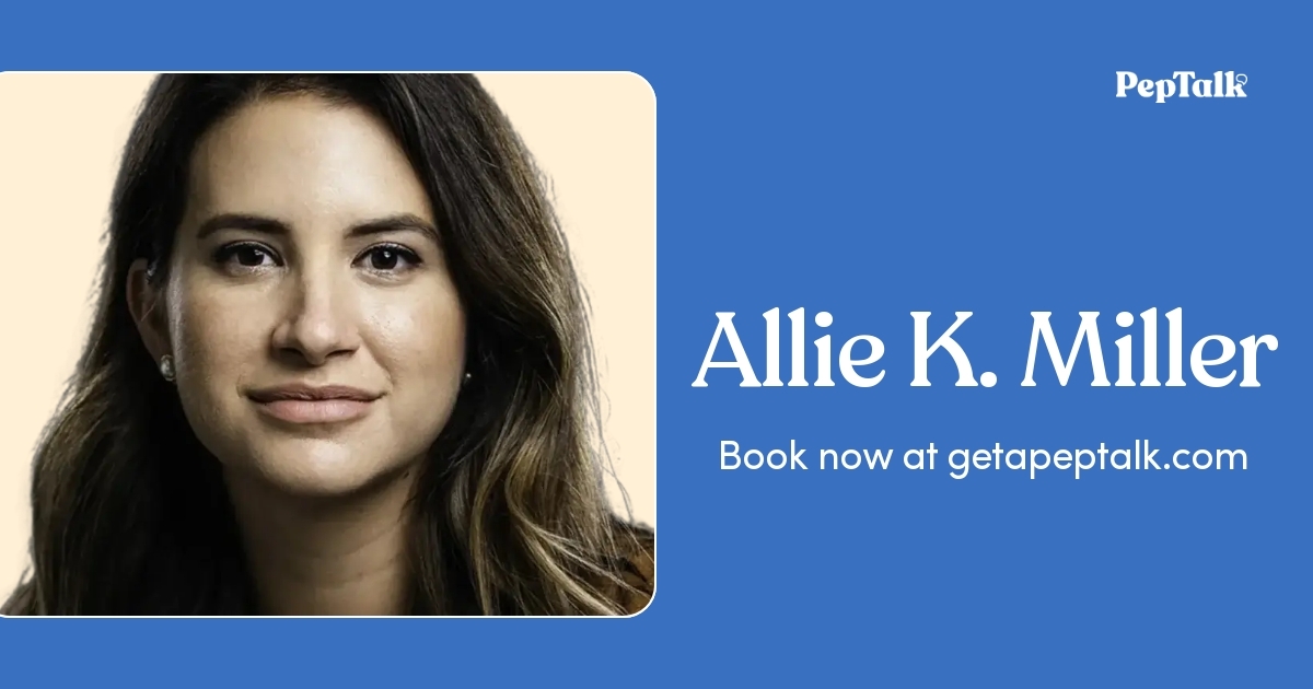 Allie Miller, Speaker | AI Leader & Innovator
