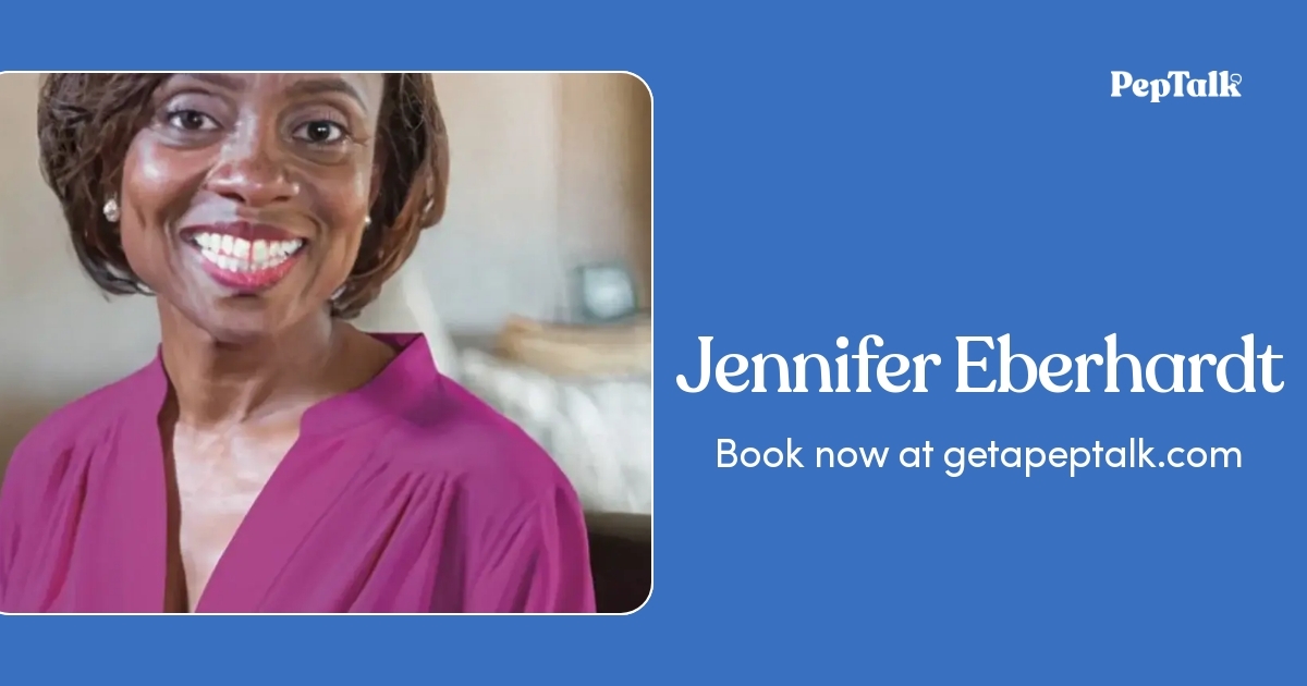 Dr. Jennifer Eberhardt, Speaker | Expert on Bias & Justice