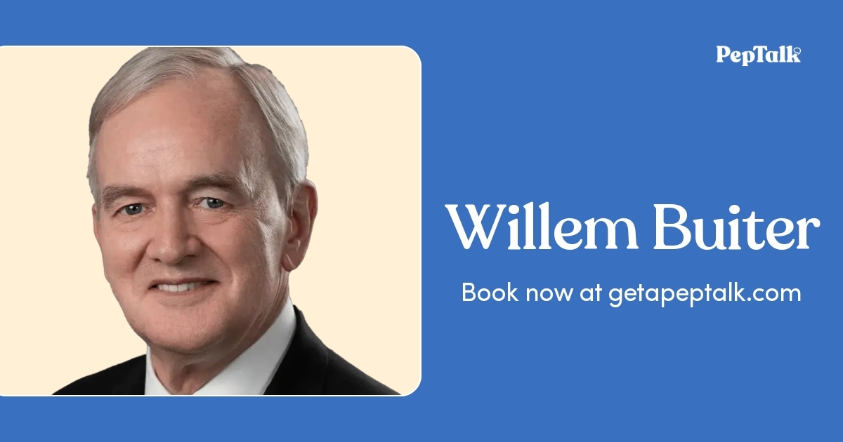 Willem Buiter, Speaker | Economist, Thought Leader