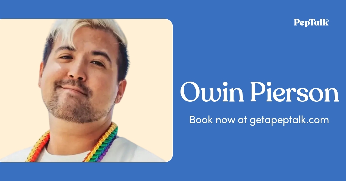 Owin Pierson, Speaker | Queer Asian-American Advocate