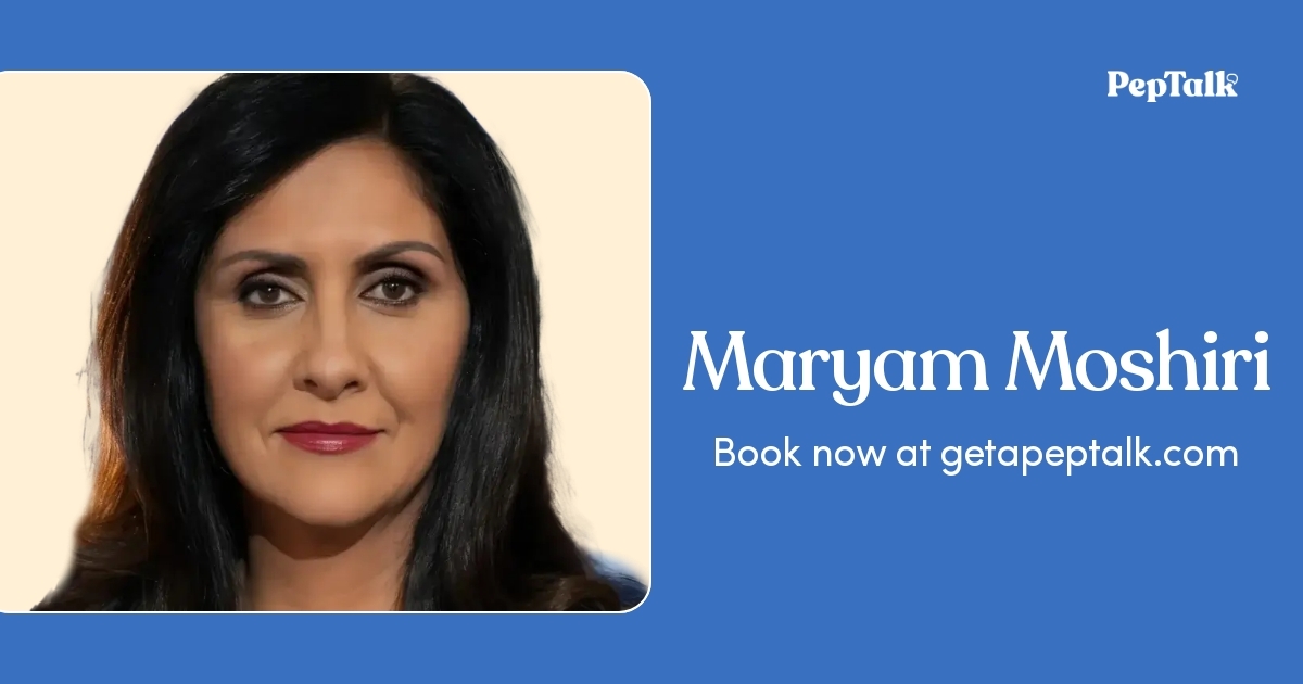 Maryam Moshiri, Speaker | Chief Presenter, BBC News