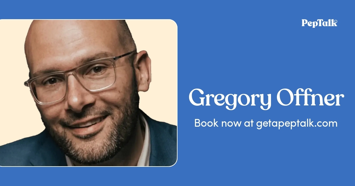 Gregory Offner, Speaker | Pianist, Creative, Disruption Coach