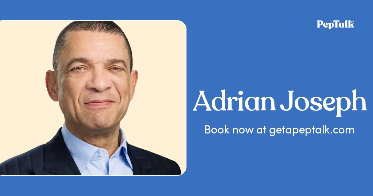 Adrian Joseph, Speaker | AI & Data Strategist, Leader