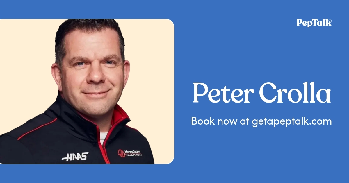 Peter Crolla, Speaker | F1 Engineering & Leadership