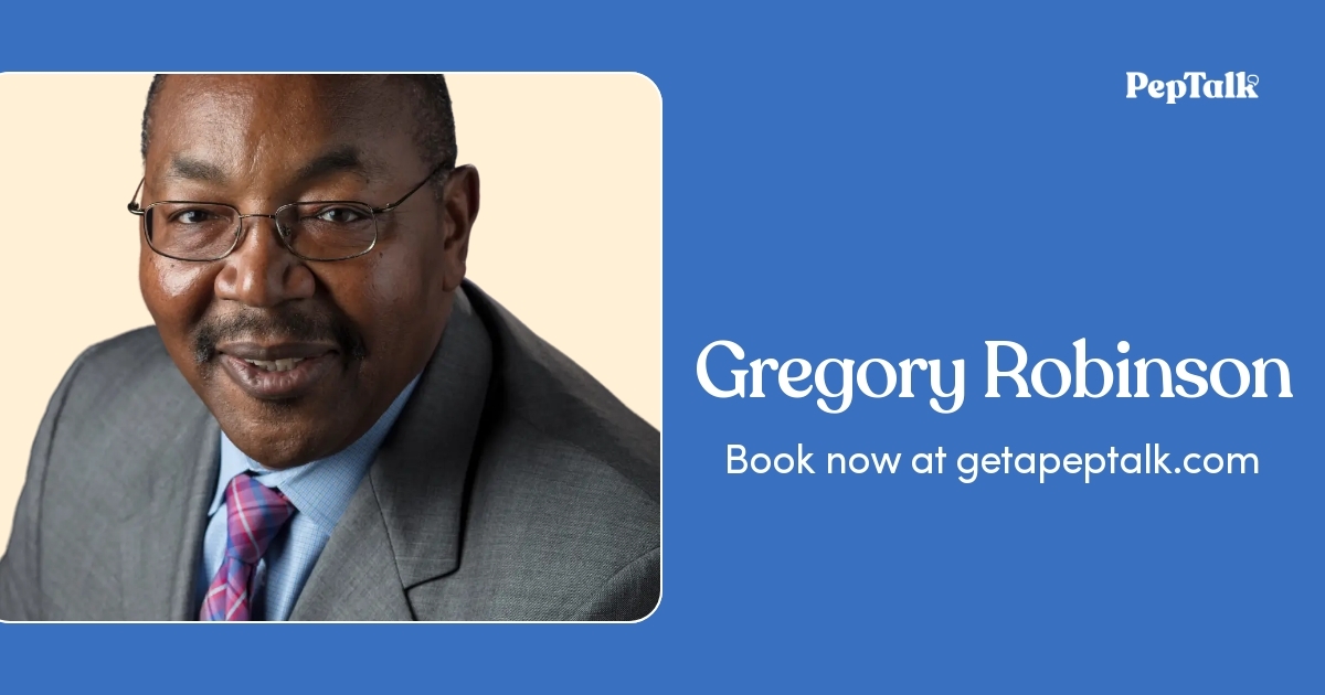 Gregory Robinson, Speaker | NASA Veteran & Innovator