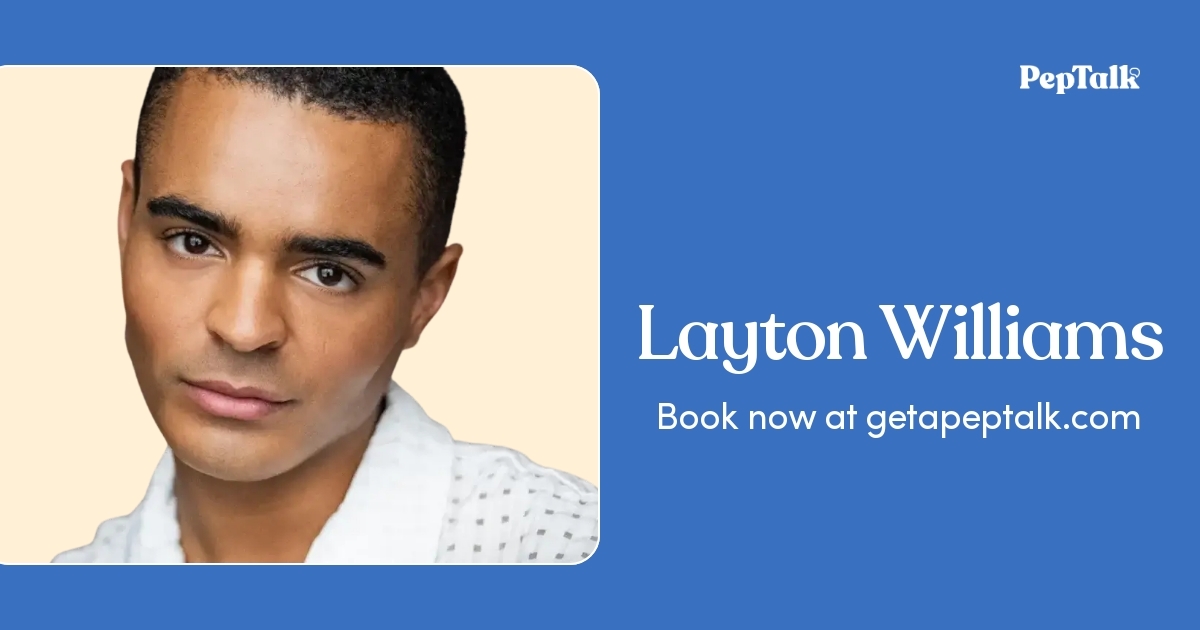Layton Williams, Speaker | Actor, Singer, Dancer