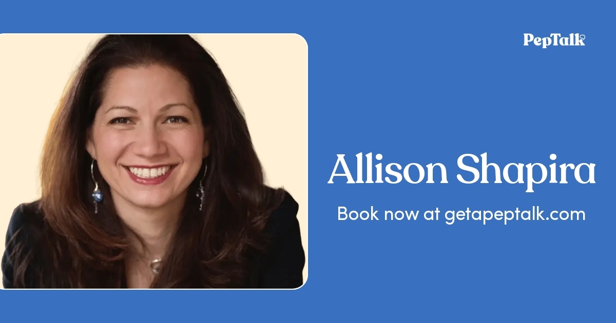 Allison Shapira, Speaker | Public Speaking Expert