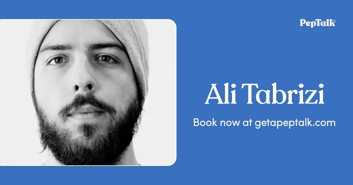Ali Tabrizi, Speaker | Filmmaker, Activist, Advocate
