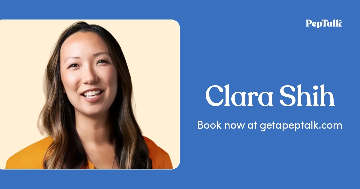 Clara Shih, Speaker | SVP Meta & Tech Investor