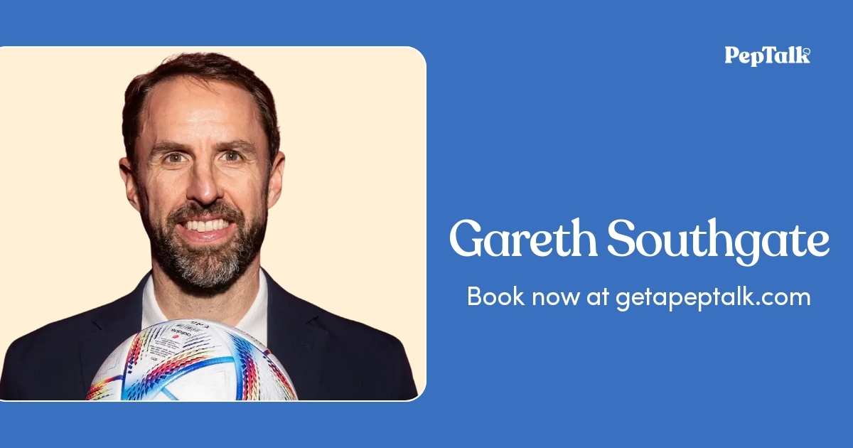 Sir Gareth Southgate, Speaker | Leadership and Team Performance Specialist