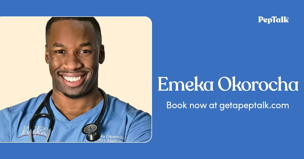 Emeka Okorocha, Speaker | Frontline NHS Doctor, Tiktok Influencer