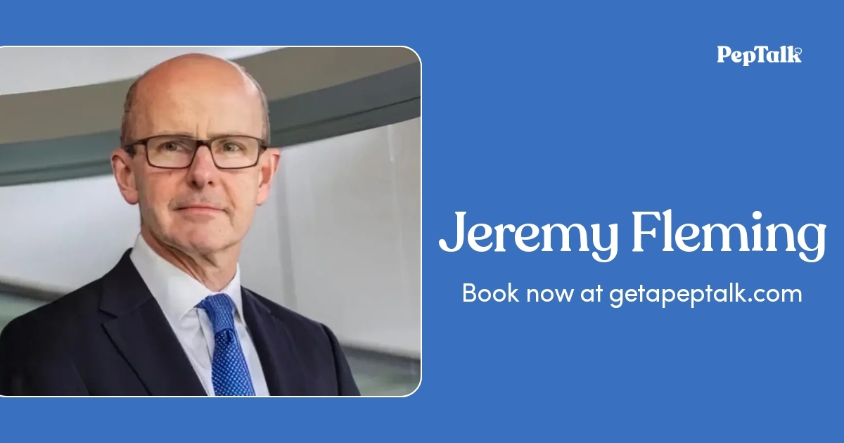 Sir Jeremy Fleming, Speaker | Cybersecurity Expert, GCHQ