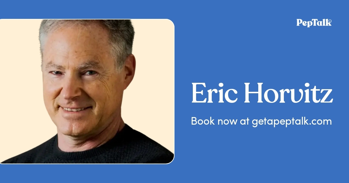 Eric Horvitz, Speaker | AI Leader, Microsoft CSO
