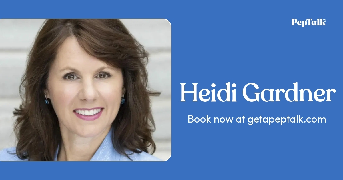 Heidi K. Gardner, Speaker | Collaboration Expert
