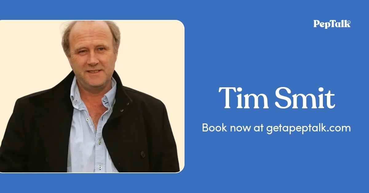 Sir Tim Smit KBE, Speaker | Co-founder, Eden Project