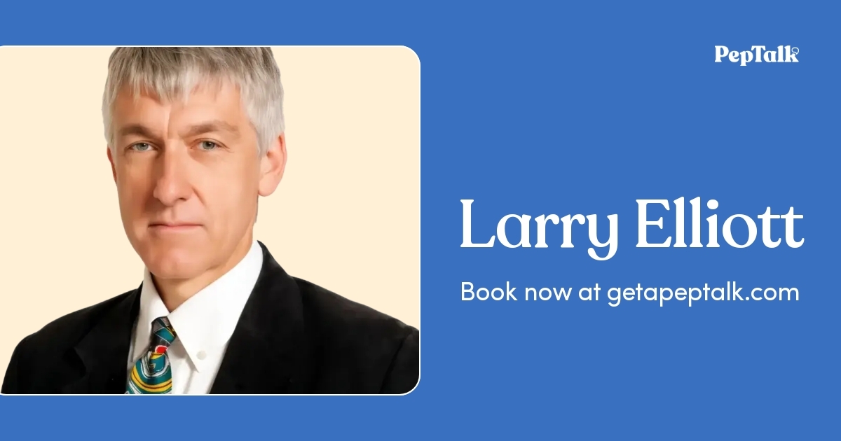 Larry Elliott, Speaker | Economist, Author, Journalist