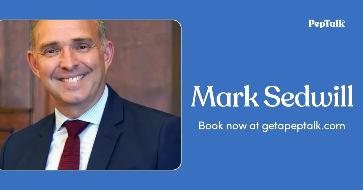 Lord Mark Sedwill, Speaker | Diplomat, Author, Leader