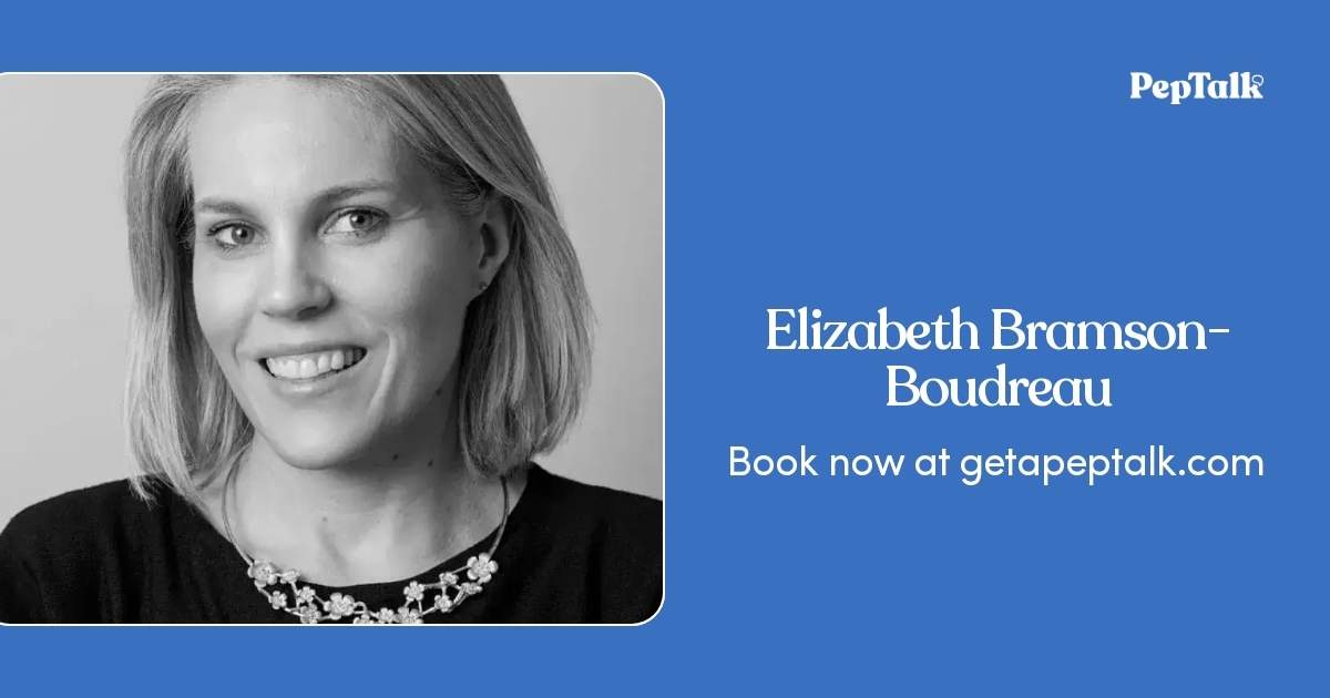 Elizabeth Bramson-Boudreau, Speaker | CEO, Innovator