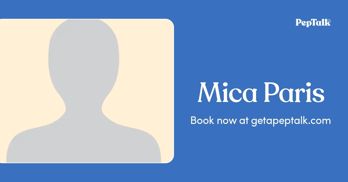 Mica Paris, Speaker | Celebrated Singer & Actress