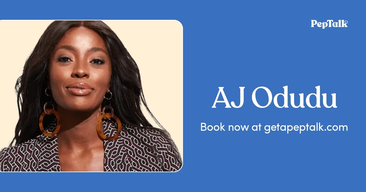 AJ Odudu, Speaker | TV Presenter, Influencer, Host