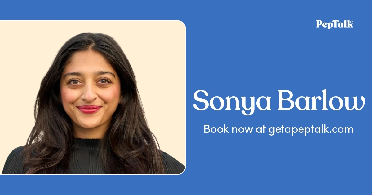 Sonya Barlow, Speaker | Founder | Author