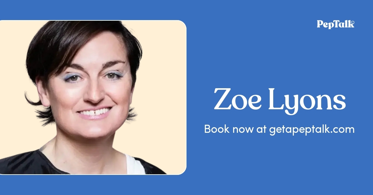 Zoe Lyons, Comedian | BBC Host & Award-Winning Stand-Up