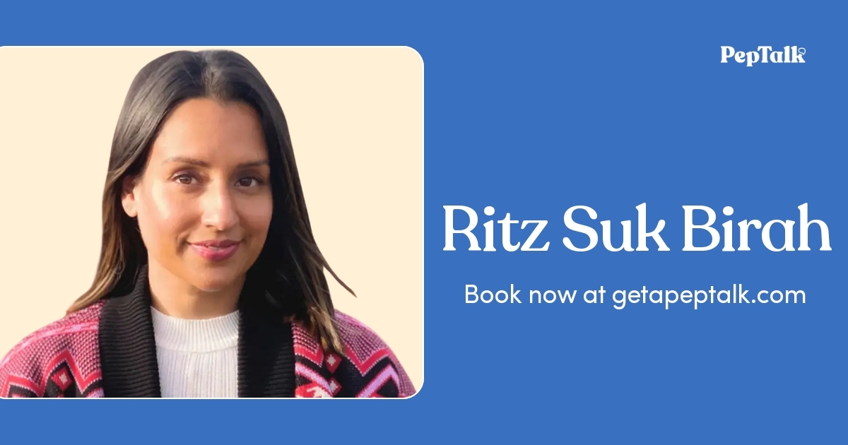 Dr Ritika "Ritz" Suk Birah, Speaker | Consultant Psychologist