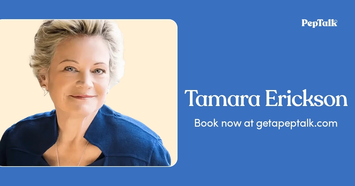 Tamara Erickson, Speaker | On Talent
