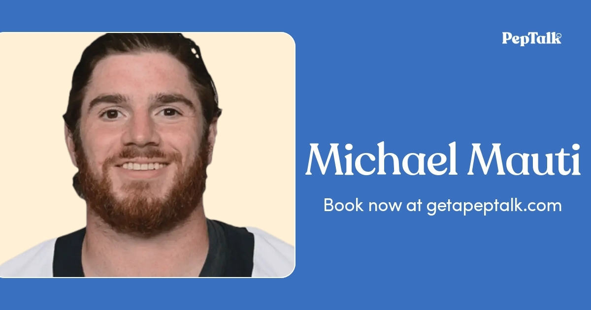 Michael Mauti, Speaker | Ex-NFL Linebacker, Business Development