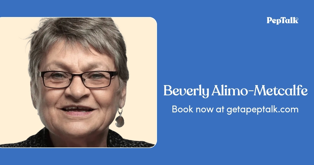Beverly Alimo-Metcalfe, Speaker | Leadership Expert