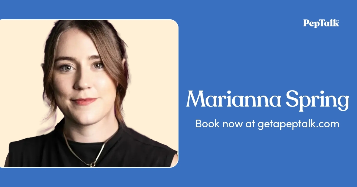 Marianna Spring, Speaker | BBC Correspondent, Journalist