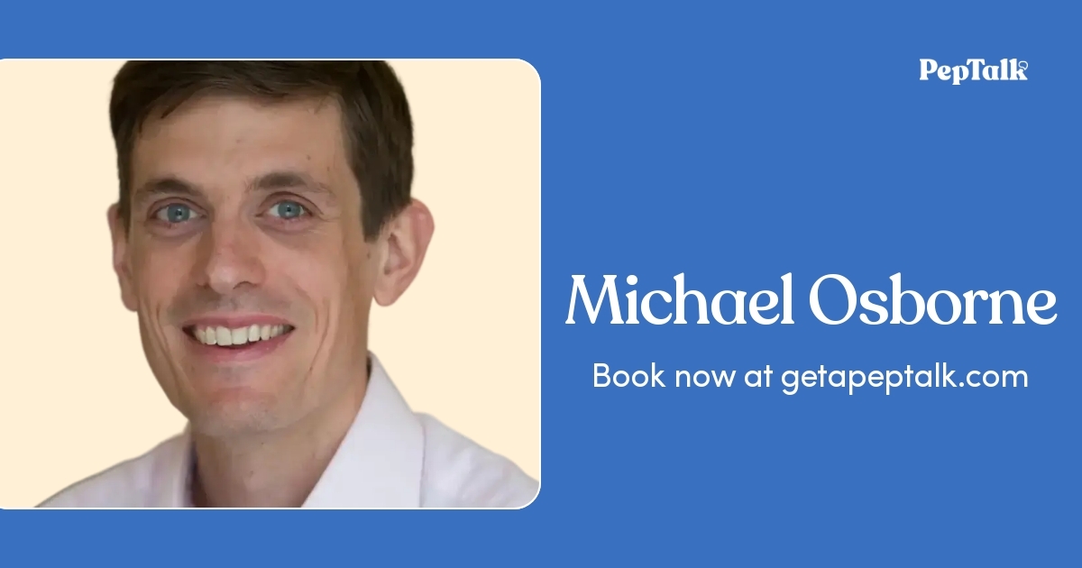 Michael Osborne, Speaker | AI Expert, Professor