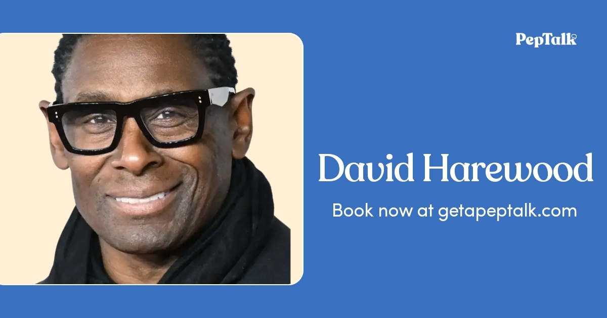 David Harewood OBE, Speaker | Actor, Director, Advocate