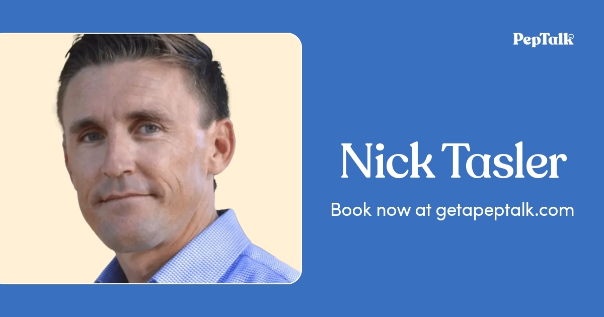 Nick Tasler, Speaker | Organizational Psychologist
